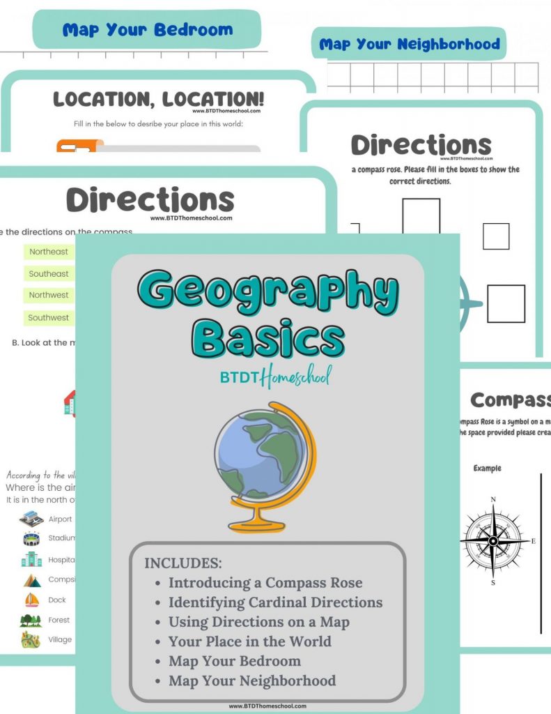 Free Geography Bundle BTDT Homeschool