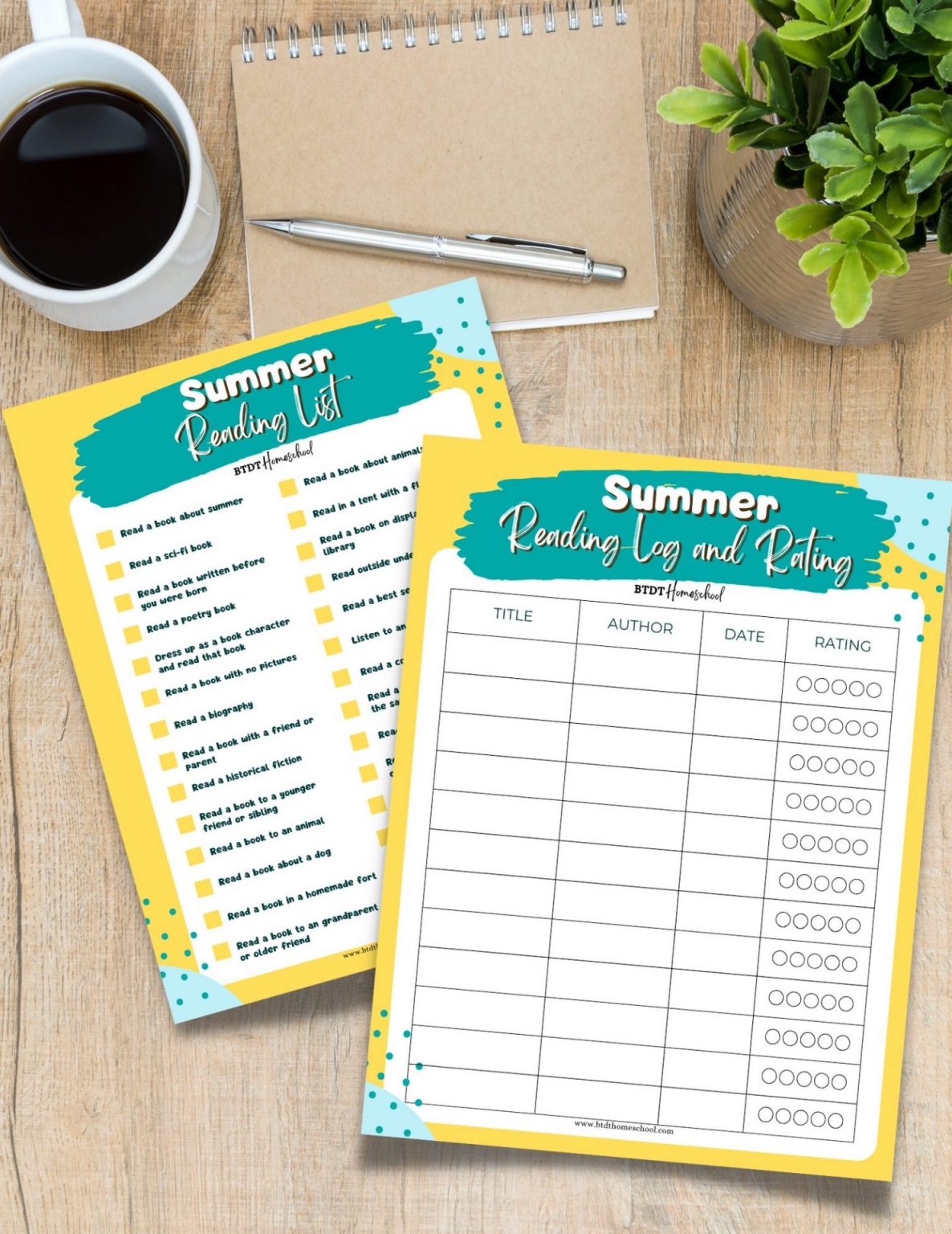 Free Summer Reading Challenge Bundle