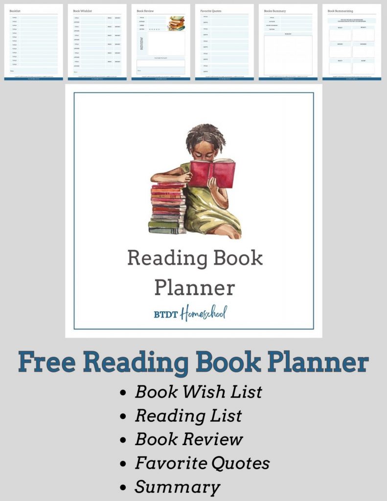 FREE Reading Book Planner